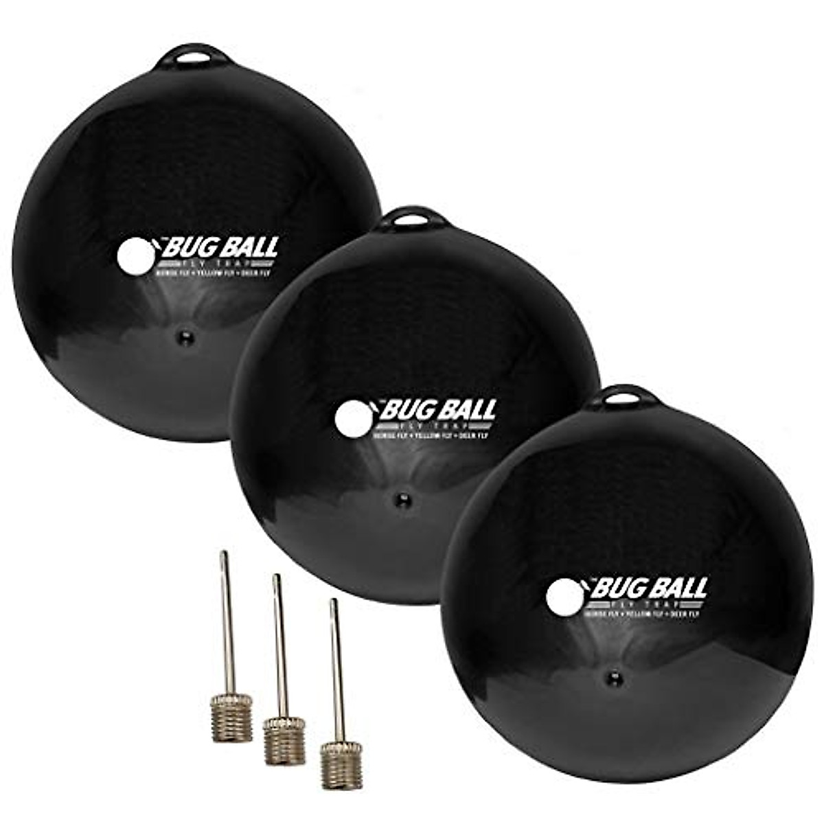 Bug Ball Replacement Ball, 3 Pack- Odorless Eco-Friendly Biting Fly and Insect Killer with NO Pesticides or Electricity Needed, Kid and Pet Safe