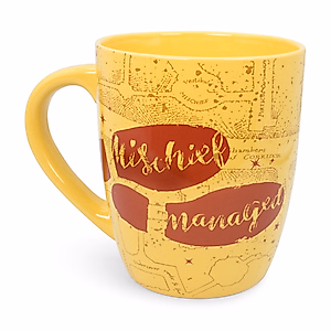 Silver Buffalo Harry Potter Marauder's Map Ceramic Mug | Holds 25 Ounces
