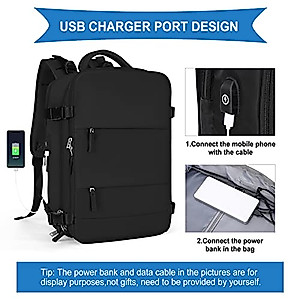 coowoz Large Travel Backpack Women, Carry On Backpack,Hiking Backpack Waterproof Outdoor Sports Rucksack Casual Daypack School Bag