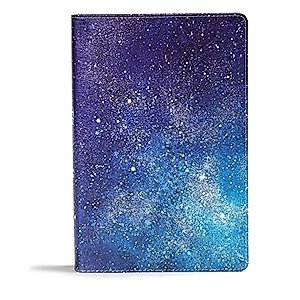 CSB One Big Story Bible, Galaxy LeatherTouch, Red Letter, Presentation Page, Study Helps for Children, Christ Connections, Memory Verses, Full-Color Maps, Easy-to-Read Bible Serif Type