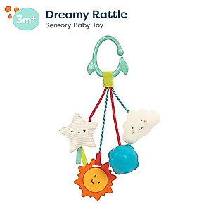 B. toys- B. baby- Baby Sensory Rattle – Hanging Toys for Car Seat, Stroller, Crib, Play Gym – Soft & Crinkly – Fun Activity for Infants, Babies– 3 Months +