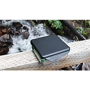 Small Decorative Storage Box – Small Stainless Steel Personal Storage Box for Accessories, Black, included Stainless Steel Tube – Easy Close Lid, Lightweight, Durable Personal Container