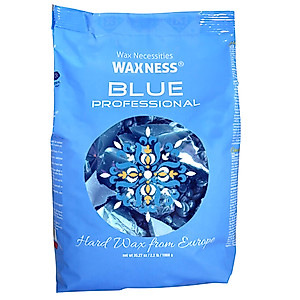 Waxness Premium Hard Wax Beads Blue Professional 2.2 Pounds