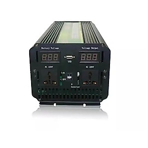 1000w-5000W High Power Off-Grid Inverter 24V to 220V Modified Sine Wave Inverter USB Portable Multi-Function Power Converter (Size : 1500w)