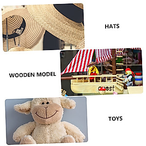 TOVINANNA Wood Floating Shelf, Cute Wooden Bow Tie Rack for Wall, 7.9" Folating Storage Shelves Kawaii Princess Room Decor for Bedroom, Office