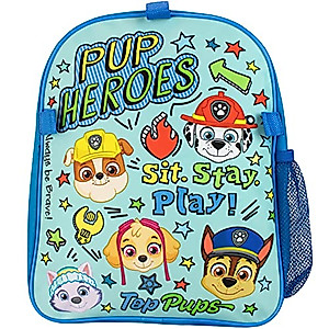 Paw Patrol Kids Backpack and Lunchbag Set Blue