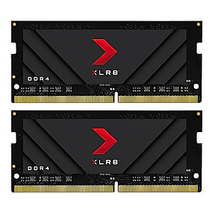 PNY XLR8 Gaming 32GB (2x16GB) DDR4 DRAM 3200MHz (PC4-25600) CL20 1.2V Dual Channel Overclocked Notebook/Laptop (SODIMM) Computer Memory Kit – MN32GK2D43200X