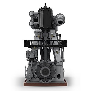 FILONA MOC-157380 Titanic Reciprocating Triple Expansion Steam Engine Building Blocks, Large Steam Engine Building Set with Power Function, DIY STEM Toy (6584 Pieces)