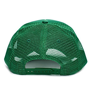 Custom Keep It Squatchy Bobo Adult Truckers Hat Cap Kelly Green