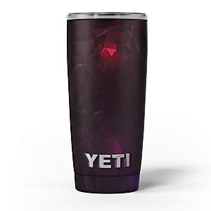 Design Skinz Dark Age Geometric V13 - Skin Decal Vinyl Wrap Kit Compatible with The Yeti Rambler Cooler Tumbler Cups