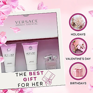 Versace Bright Crystal 3-Piece Miniature Set