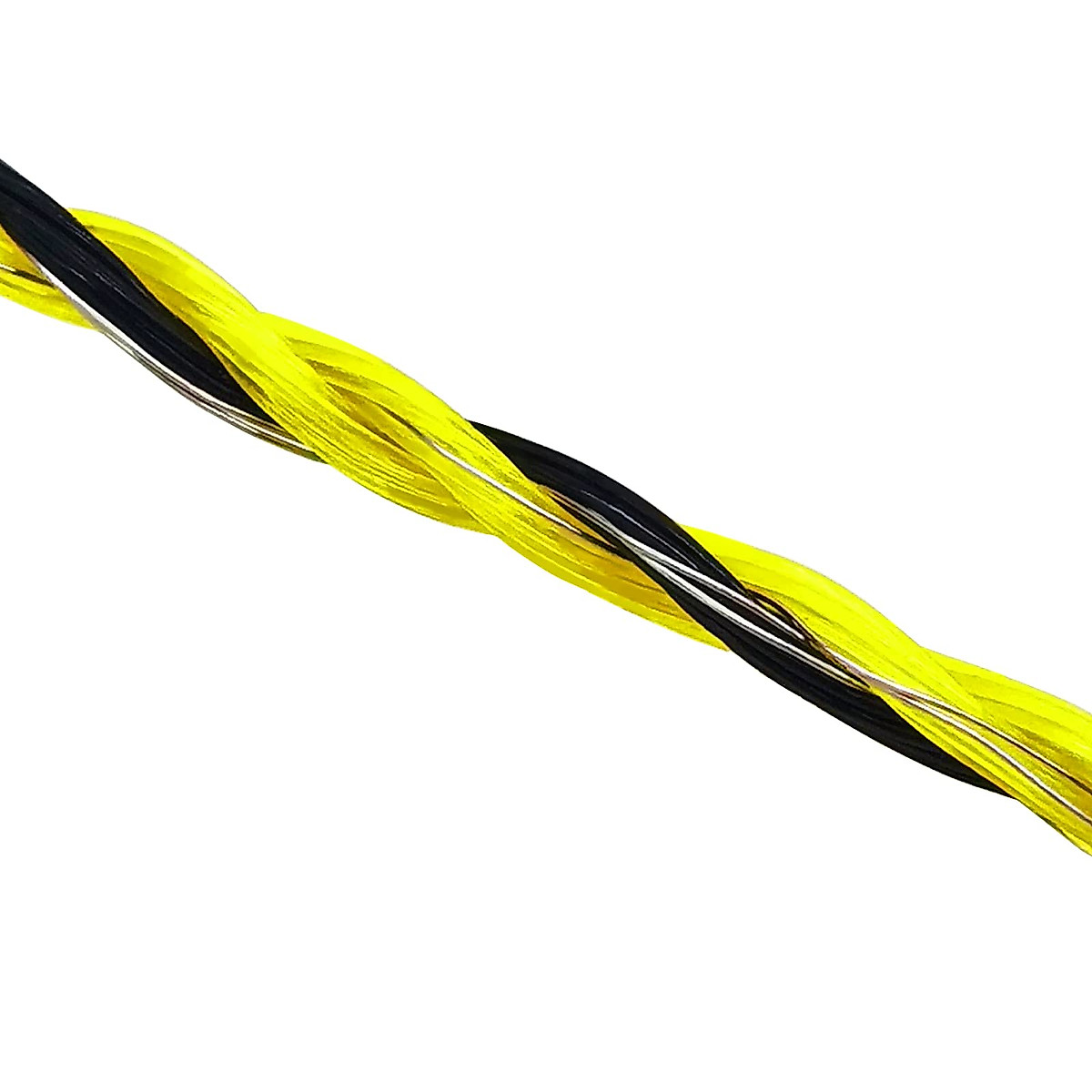 BESTEEL Upgraded Electric Fence Poly Wire 1650 Feet 500 Meters, 1/8" Diameter Portable Electric Fencing Polywires, 6 Stainless Steel Strands for Reliable Conductivity and Rust Resistance UV Resistant