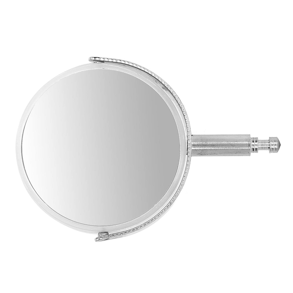 Microscope Reflecting Mirror, Biological Microscope Reflector 360 Degree Rotation Replacement for Light Observation (Plastic Bracket)