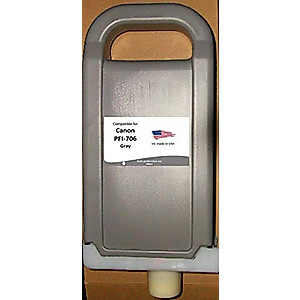 Non-OEM Compatible Canon PFI-706GY Cartridge- Gray - Grey