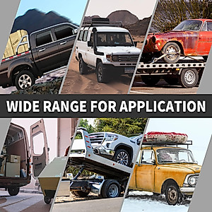 Lonffery 4 Pack Recessed D-Ring Tie Down Anchors (6,000 lb. Capacity), Heavy Duty Kit for Trailer or Deliveries