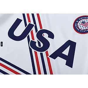 Team USA United States Sports Soccer Football Basketball Boys Kids Youth Jersey Shirt Kit Set (Size-26 (8-9 Years))