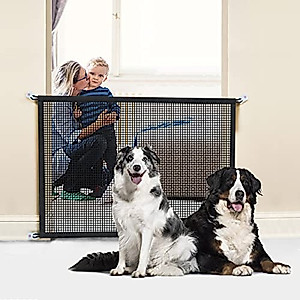 Dog Gates for The House, Magic Pet Gate Dog Gates for Doorways and Stairways, Fit Door Wide 28 to 32 Inches.