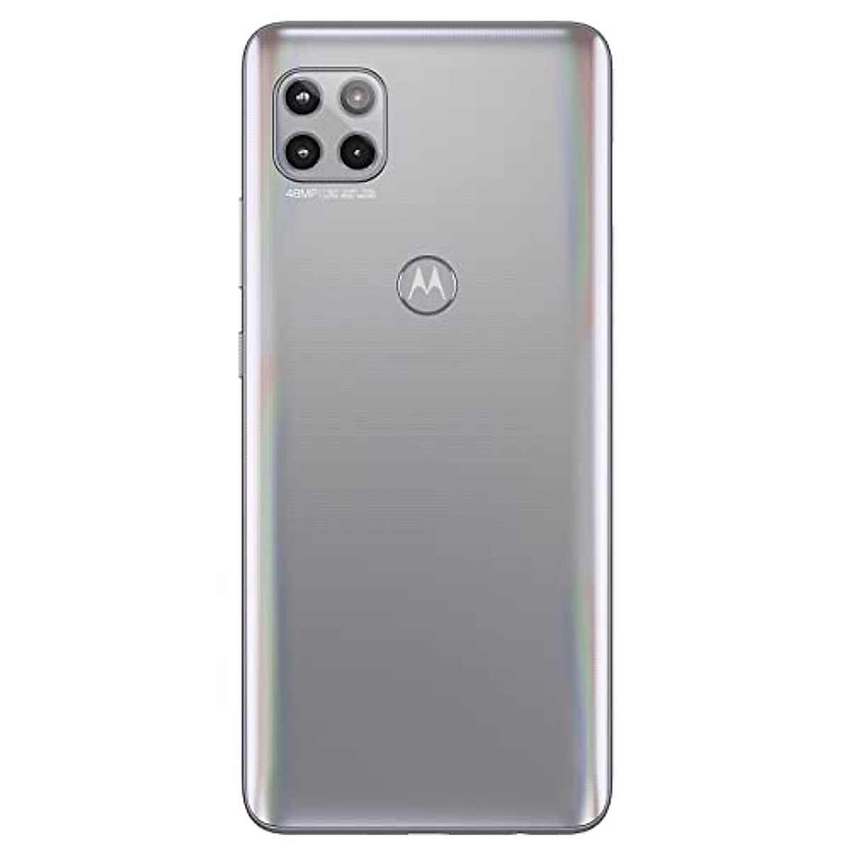 Motorola One 5G Ace | 2021 | 2-Day Battery | Unlocked | Made for US by Motorola | 6/128GB | 48MP Camera | Hazy Silver (Renewed)