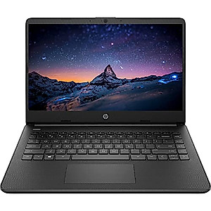 HP 2022 Premium 14-inch HD Thin and Light Laptop, Intel Dual-Core Processor, 8GB RAM, 64GB Storage, Long Battery Life, Webcam, Bluetooth, HDMI, Wi-Fi, Black, Windows 11 + 1 Year Microsoft 365