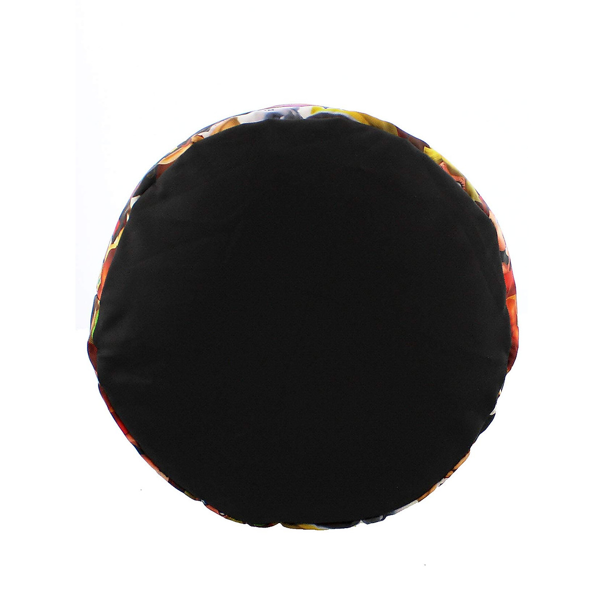 Super Mario Brothers Collapsible Nylon Gift Basket Bucket Tote Bag (One Size, Black/Multi)