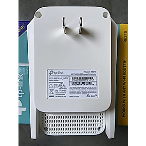 TP-Link AC750 WiFi Extender(RE215), Covers Up to 1500 Sq.ft and 20 Devices, Dual Band Wireless Repeater for Home, Internet Signal Booster with Ethernet Port (Renewed)