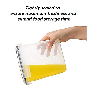 MLDDSEP Airtight Food Storage Containers Set 24pcs Plastic Kitchen and Pantry Organization Canisters for Cereal (Transparent-32pcs)