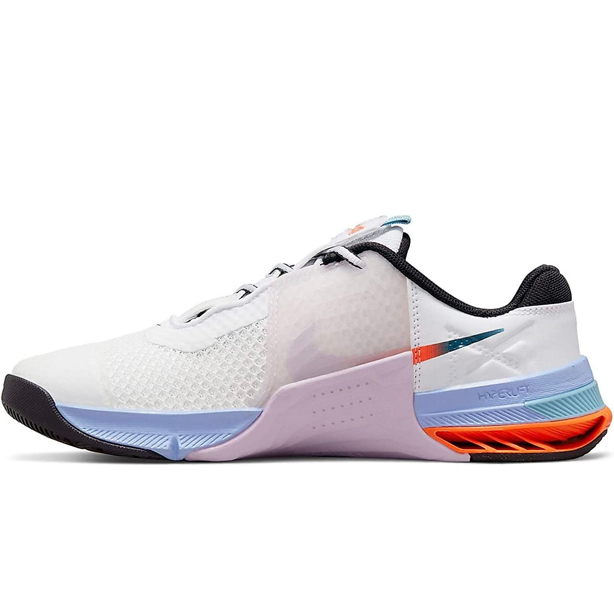 Nike Women's Metcon 7 Training Shoe, White/Doll-Light Marine (us_Footwear_Size_System, Adult, Women, Numeric, Medium, Numeric_8)