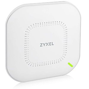 Zyxel True WiFi 6 AX3000 Wireless Multi-Gigabit Enterprise Access Point | Wall & Ceiling Optmized Antenna | Cloud, App, Direct or Controller Management | POE+ |1 Year Nebula Pro | WAX610D