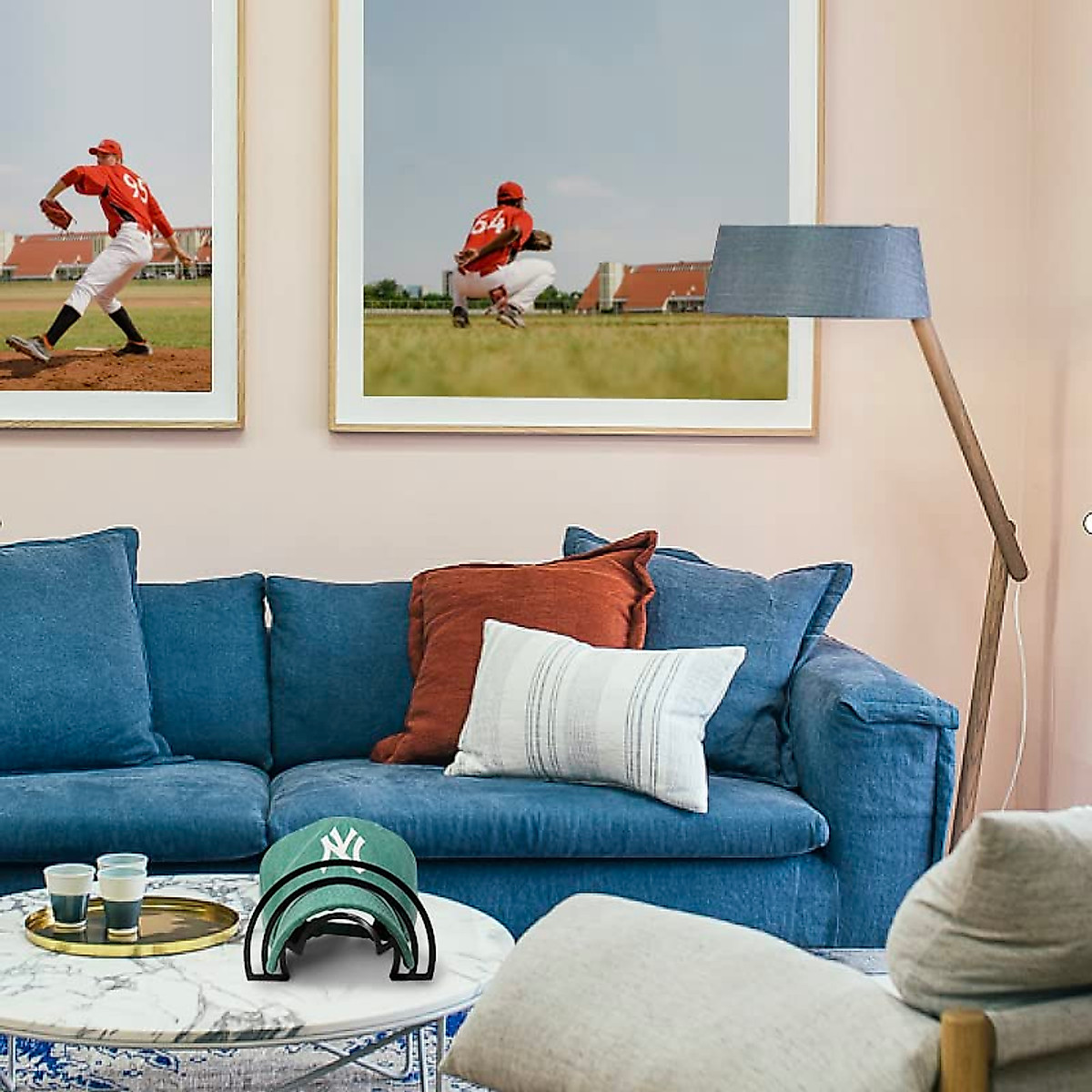 Dmsky Hat Brim Bender/Hat Bill Bender Tool (4-Pack) -Perfect Hat Curving Band-Convenient Hat Shaper Design With Optional Slot-No Steaming Required,U.S. Patent Pending,Black