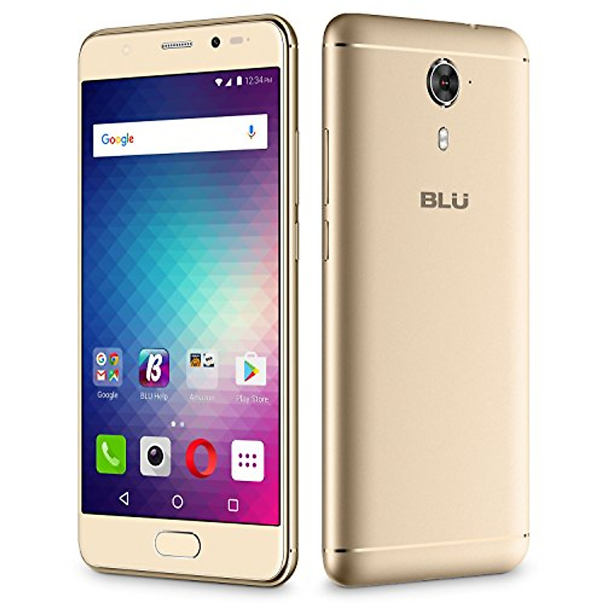 BLU Life ONE X2 Mini - 5.0" Unlocked Smartphone -4G LTE - 64GB + 4GB RAM -Gold