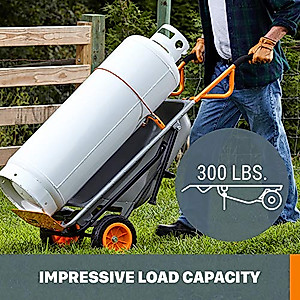WORX WG050 Aerocart 8-in-1 Yard Cart / Wheelbarrow / Dolly