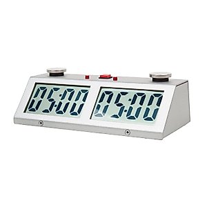 ZMF-Pro Professional Tournament Chess Game Clock Silver