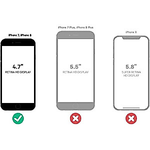 OtterBox Defender Series Case for iPhone SE (3rd and 2nd Gen) & iPhone 8/7 (Only - Not Plus) - Case Only - Non-Retail Packaging - Mint Dot (Tempest Blue/Aqua Mint/Mint Dot Graphic)