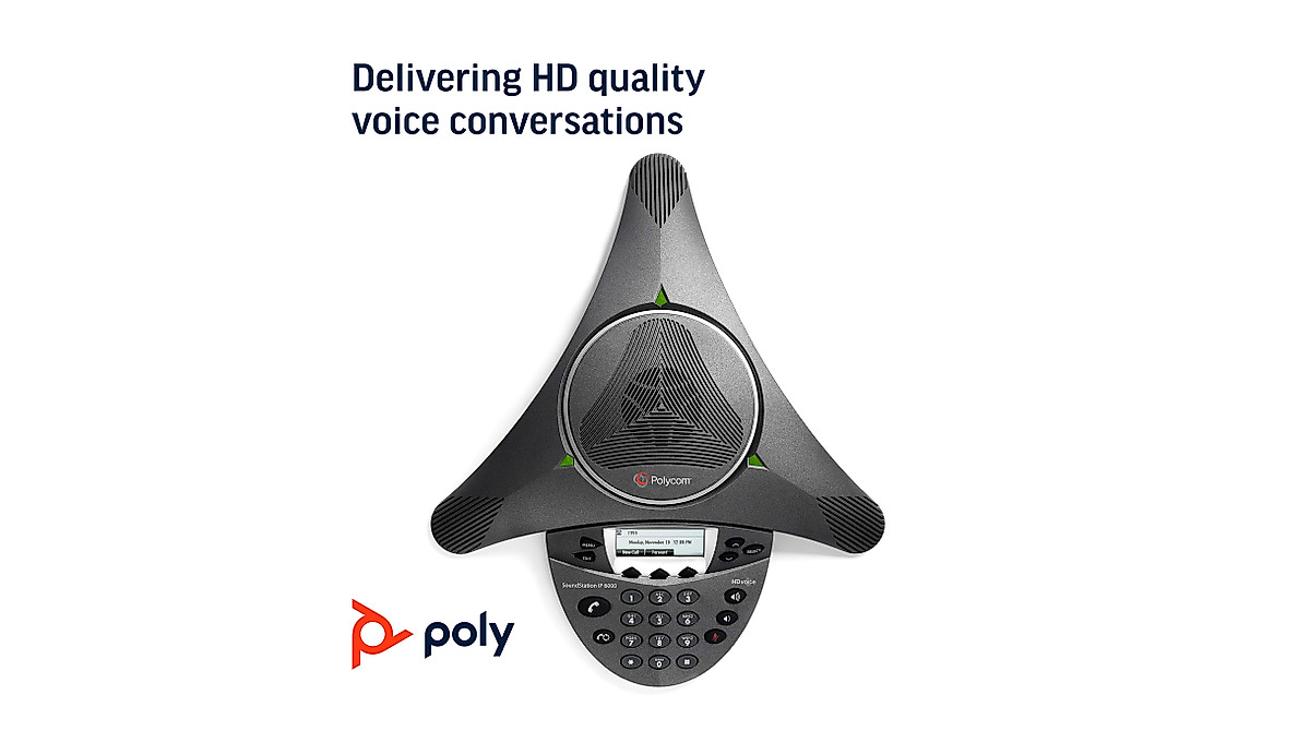 Polycom SoundStation IP 6000 SIP Conference Phone - HD Voice Clarity