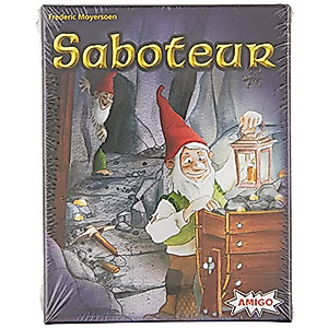 AMIGO Games Saboteur Strategy Card Game – The Adventurous Gold Mining Game Following Your Dwarves Through The Tunnels – Simple to Learn & Perfect for Family Game Night – Kids & Adults Ages 8+