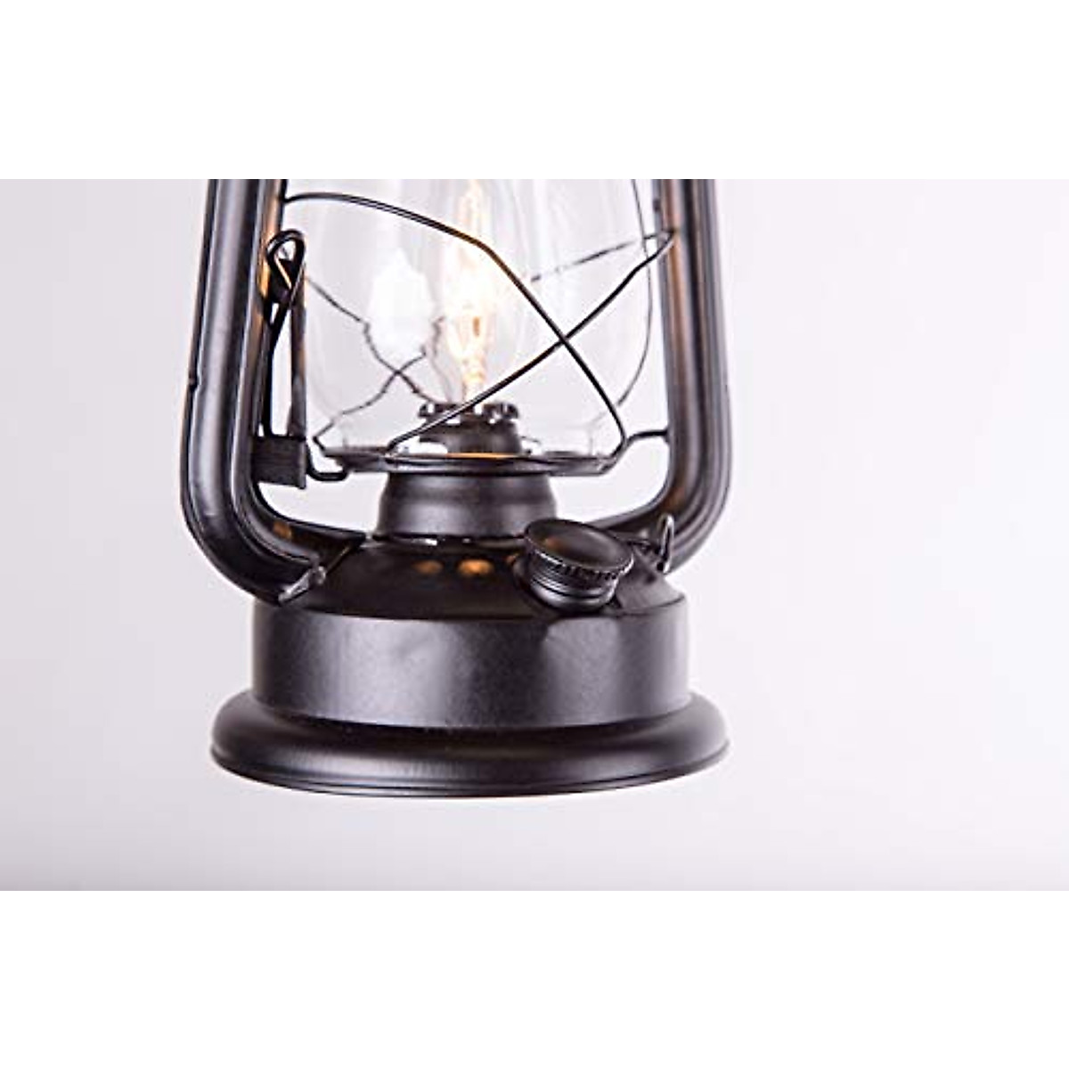 Rustic Lantern Wall Mounted Set - Large Black