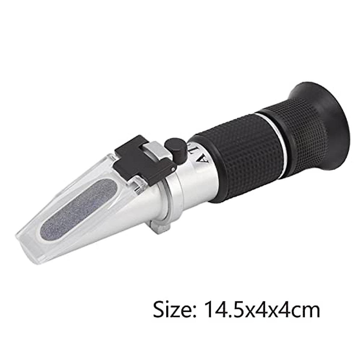 Brix Tester Refractometer, Efficient 0‑80% Clear Fruit Sugar Content Measuring Tool Adjustable Lens for Sugary Drink for Home