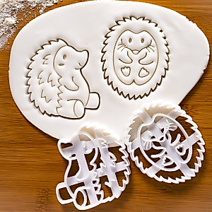 Set of 2 Hedgehog cookie cutters, 2 pieces - Bakerlogy