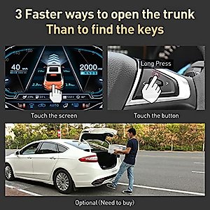 Car Radio Stereo for Ford Fusion Mondeo 2013 to 2019 Android 10.0 T-Style Head Unit Navigation 12.1 Inch IPS Touchscreen Build in Wireless Carplay WiFi Support DSP Sirius (Auto)