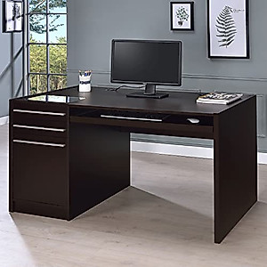 Coaster Furniture Ontario Connect-It Computer Desk Cappuccino 800982