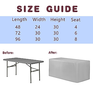 HolidayIdeas 2 Pack Fitted Table Clothes - 48 x 24 Inch - Black Rectangle Tablecloths for 4 Foot Tables, Fabric Table Cover Protector for Folding Table, Parties, Craft Show, Trade Show