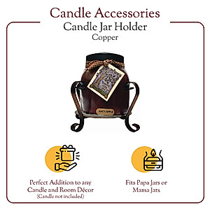 A Cheerful Giver Candle Jar Holder, Copper