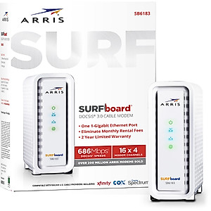 ARRIS® Surfboard® SB6183 Cable Modem, White