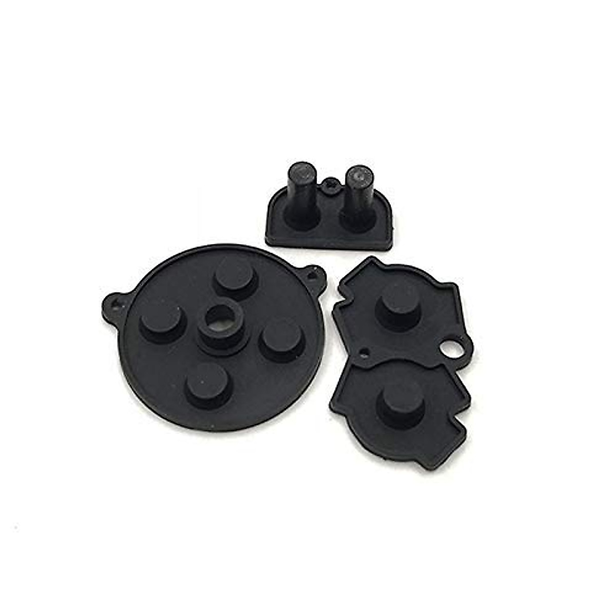 Soft Silicone Conductive Rubber Button Pad for Gameboy Advance GBA Replacement (Black)