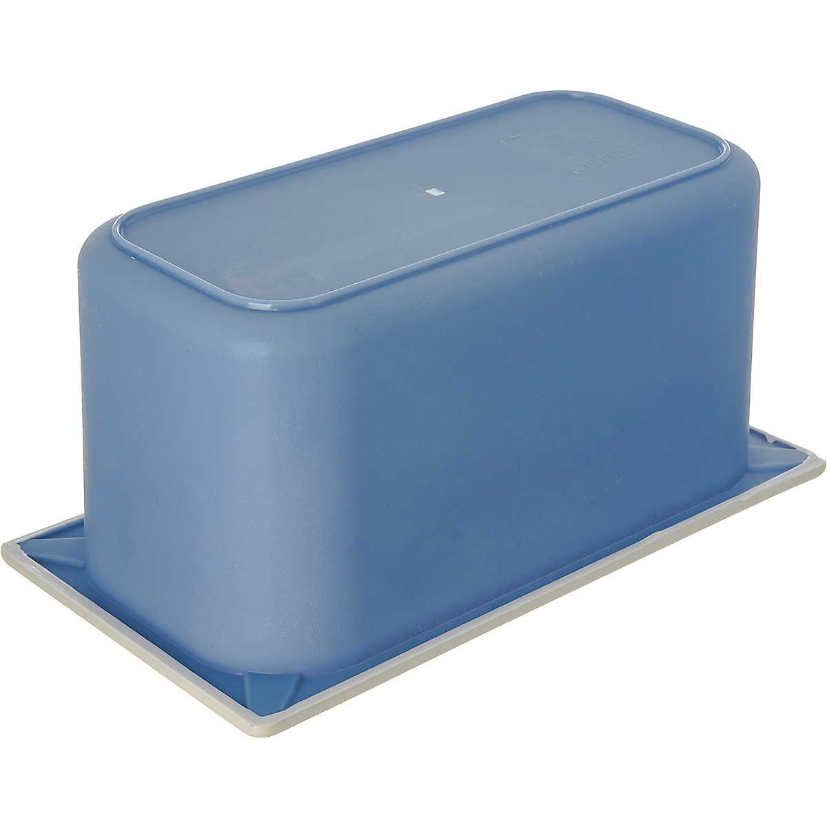 Carlisle FoodService Products Coldmaster Coolcheck Plastic Food Pans, Divided for Catering, Kitchens, Restaurants, 3.4 Quarts, White, Blue