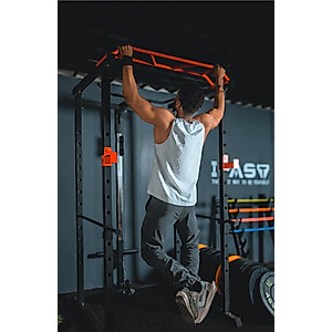 Power Cage with Lat Pulldown 1000 LBs Capacity Power Rack Weight Cage for Men Women Strength Training Powerlifting Home Gym Equipment