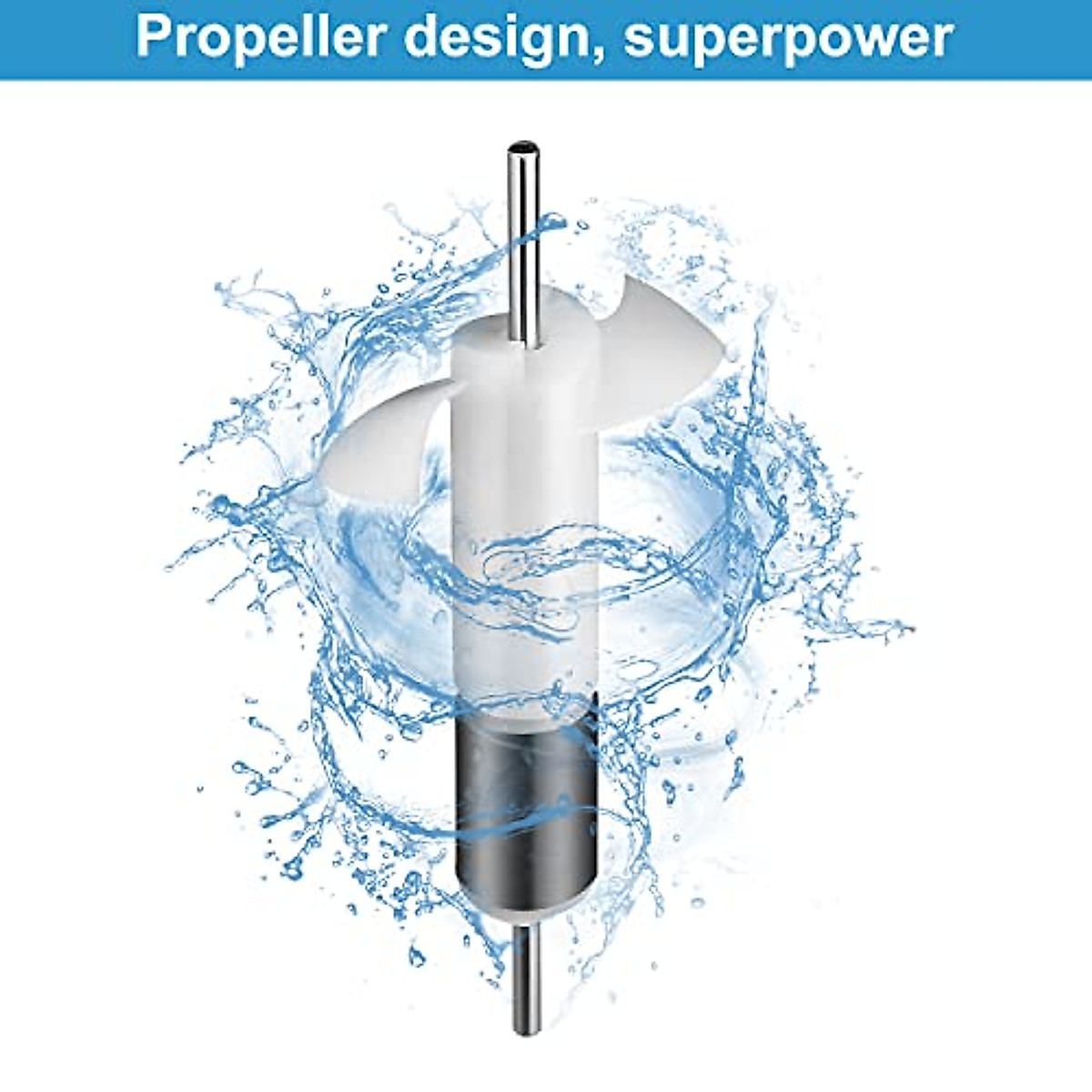 KEDSUM Double-head Aquarium Submersible Wavemaker Pump, Circulation Powerhead Pump with Magnetic Base for 80-120 Gallon Fish Tank