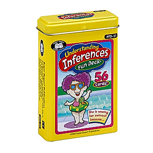 Super Duper Publications | Understanding Inferences Fun Deck | Problem Solving and Reasoning Skills Flash Cards | Educational Learning Materials for Children