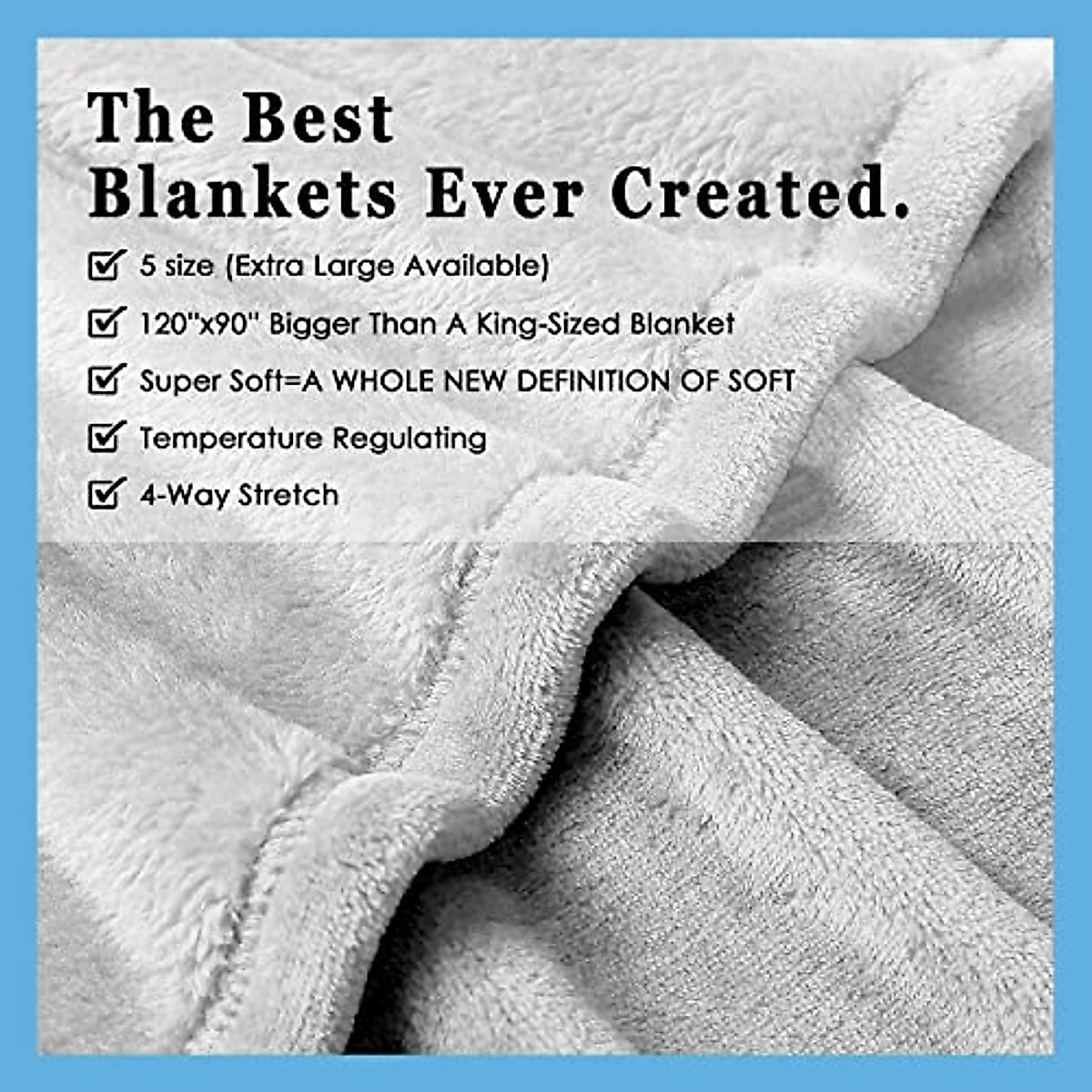 Pindola Grey Fleece Throw Blankets for Couch，Lightly Plush Cozy Textured Flannel Blanket for Sofa, Sofa, Bed, Light Gray，Valentine's Day Easter Gifts 40"x30" for Pets