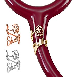 Oleksil Stethoscope Name Tag Personalized Custom Stethoscope Charms ID Tag Accessorie Graduation Gift for Nurses,Doctor,Nursing Student,Medical Assistant,Valentines Gift